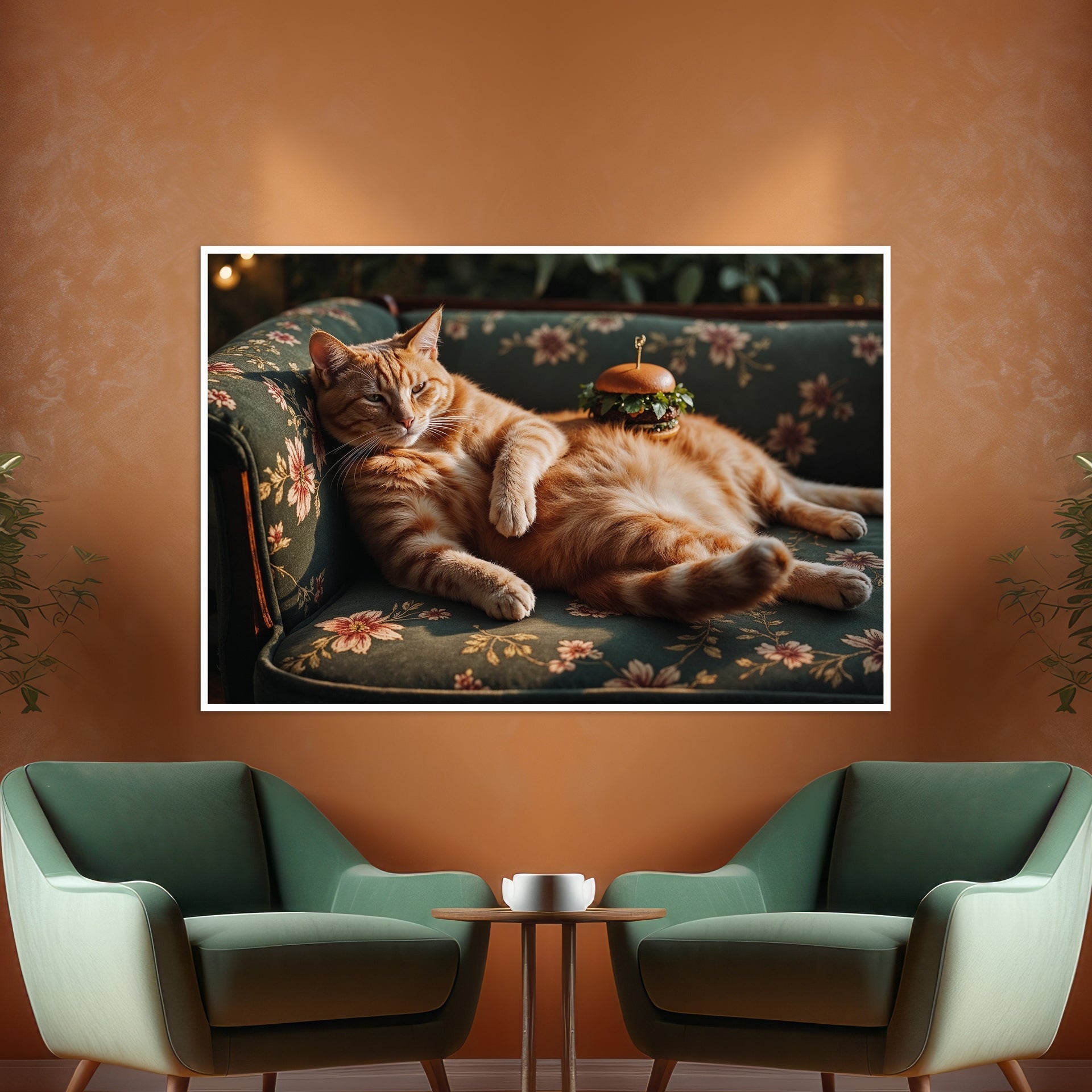 Relaxation Goals - Cat Edition - Metal or Wood Standard Framed Poster ...