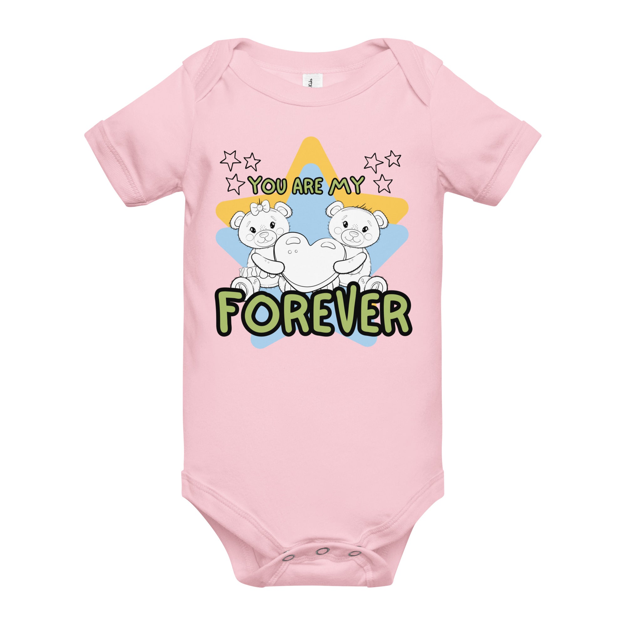 Forever Friends Baby Onesie - Teddy Bear Design – Giftomory
