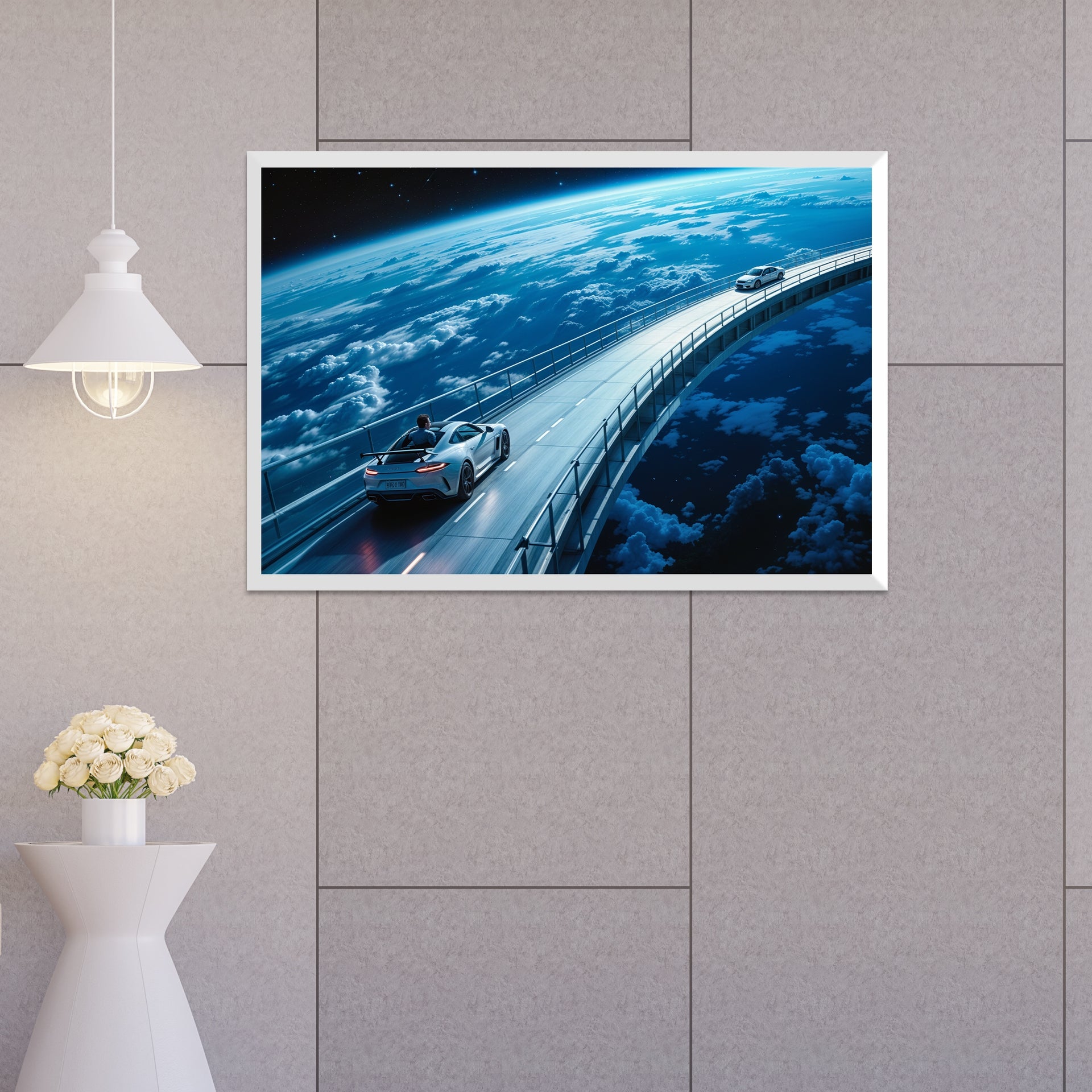 Infinite Horizons - Driving Through Space - Glossy Photo Paper Poster ...
